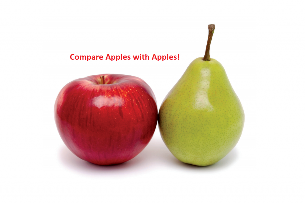 Compare Apples with Apples v2 - Ark Lighting Ltd